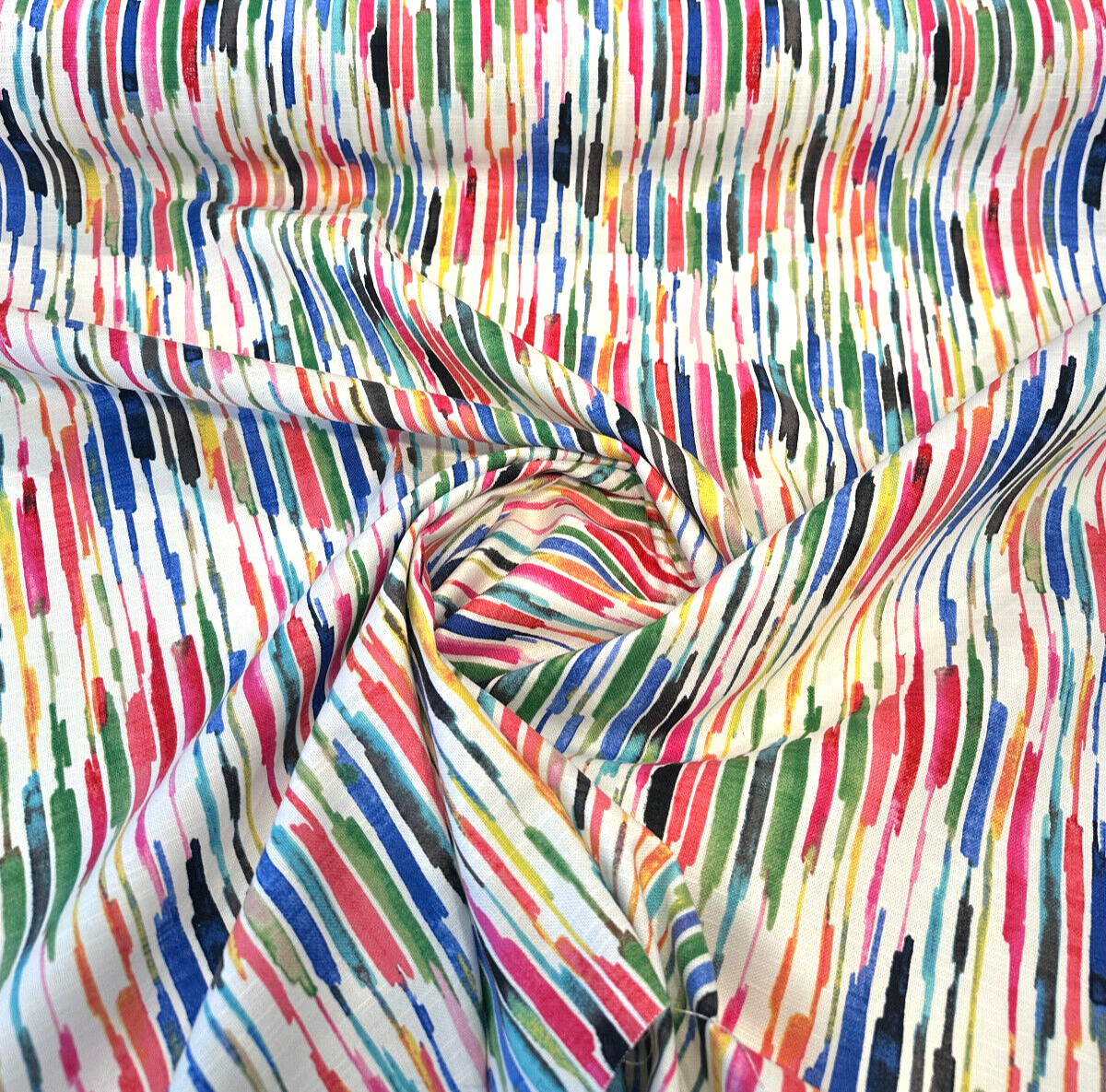 Kelly Ripa Drizzle Petunia Geometric Drapery Upholstery Fabric By the ...