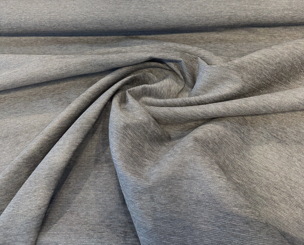 Sunbelievable Performance Coastal Shield Dark Gray Chenille Fabric By ...