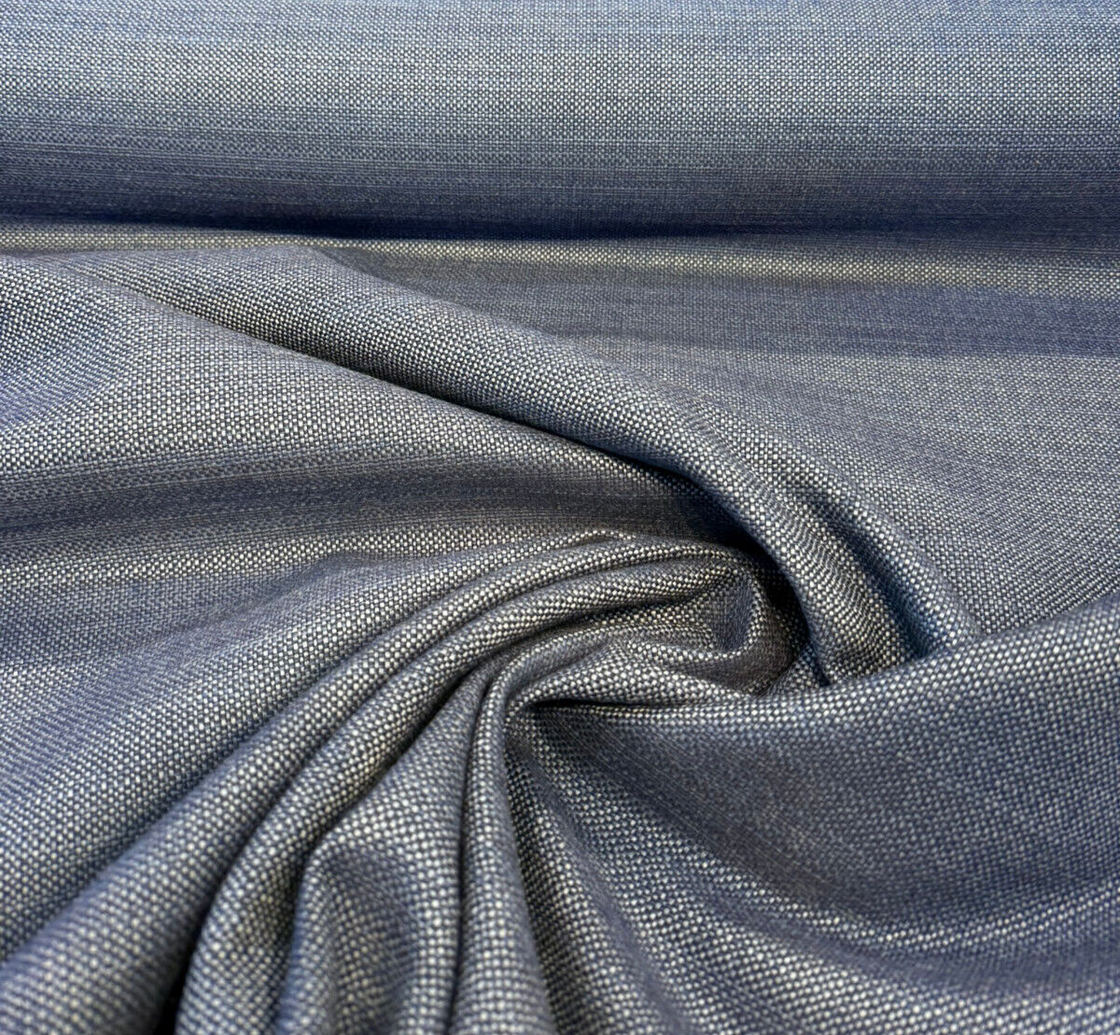 Sunbrella Indigo Tweed Blue Performance Outdoor Fabric By the yard ...