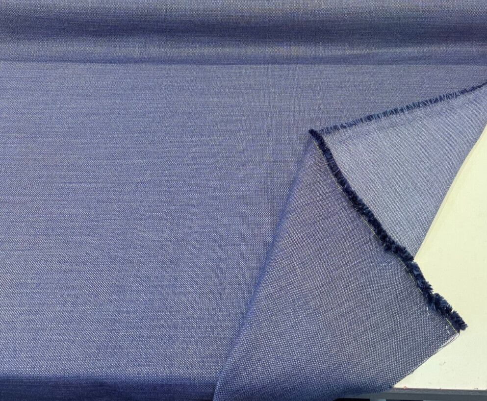Sunbrella Indigo Tweed Blue Performance Outdoor Fabric By the yard ...