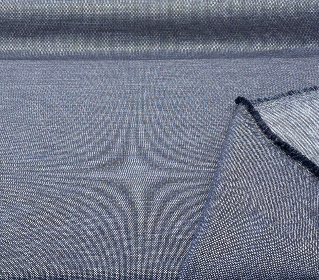 Sunbrella Indigo Tweed Blue Performance Outdoor Fabric By the yard ...
