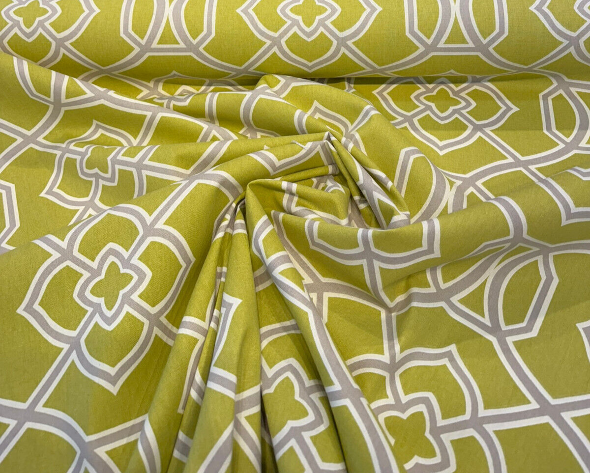 Richloom Green Trellis 45'' Drapery Upholstery Fabric By the Yard ...