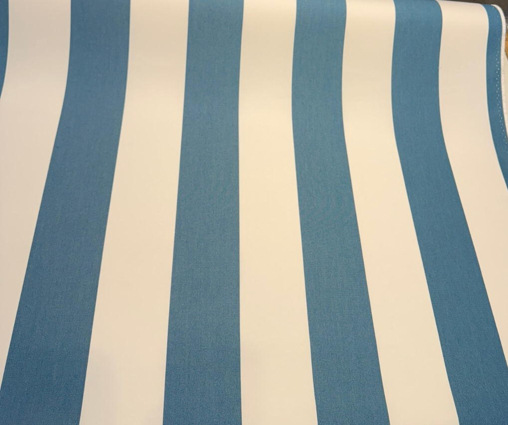Explorer Sunbrella Peacock Stripe Outdoor Upholstery Drapery Fabric By ...