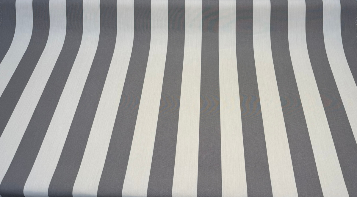Sunbrella Stripe Townsend Taupe Outdoor Performance Fabric By the yard ...
