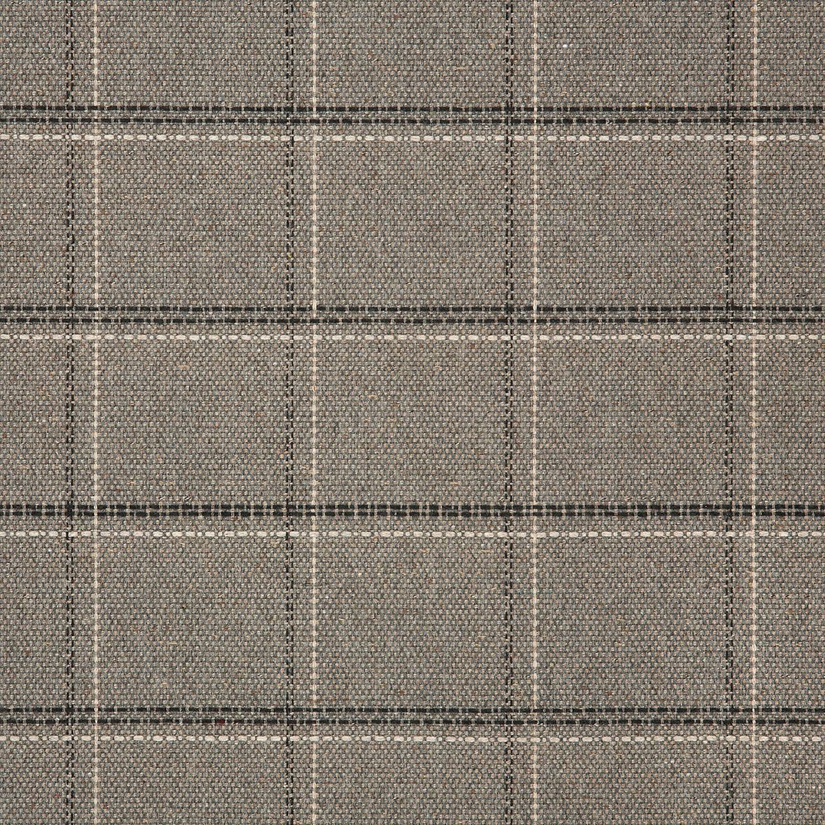 Sunbrella Hunt Greystone Plaid Retweed Outdoor Upholstery Fabric By th ...