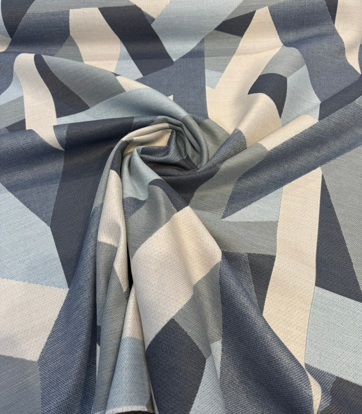 Sunbrella Axis Blue Denim Outdoor Performance Upholstery Fabric by the ...