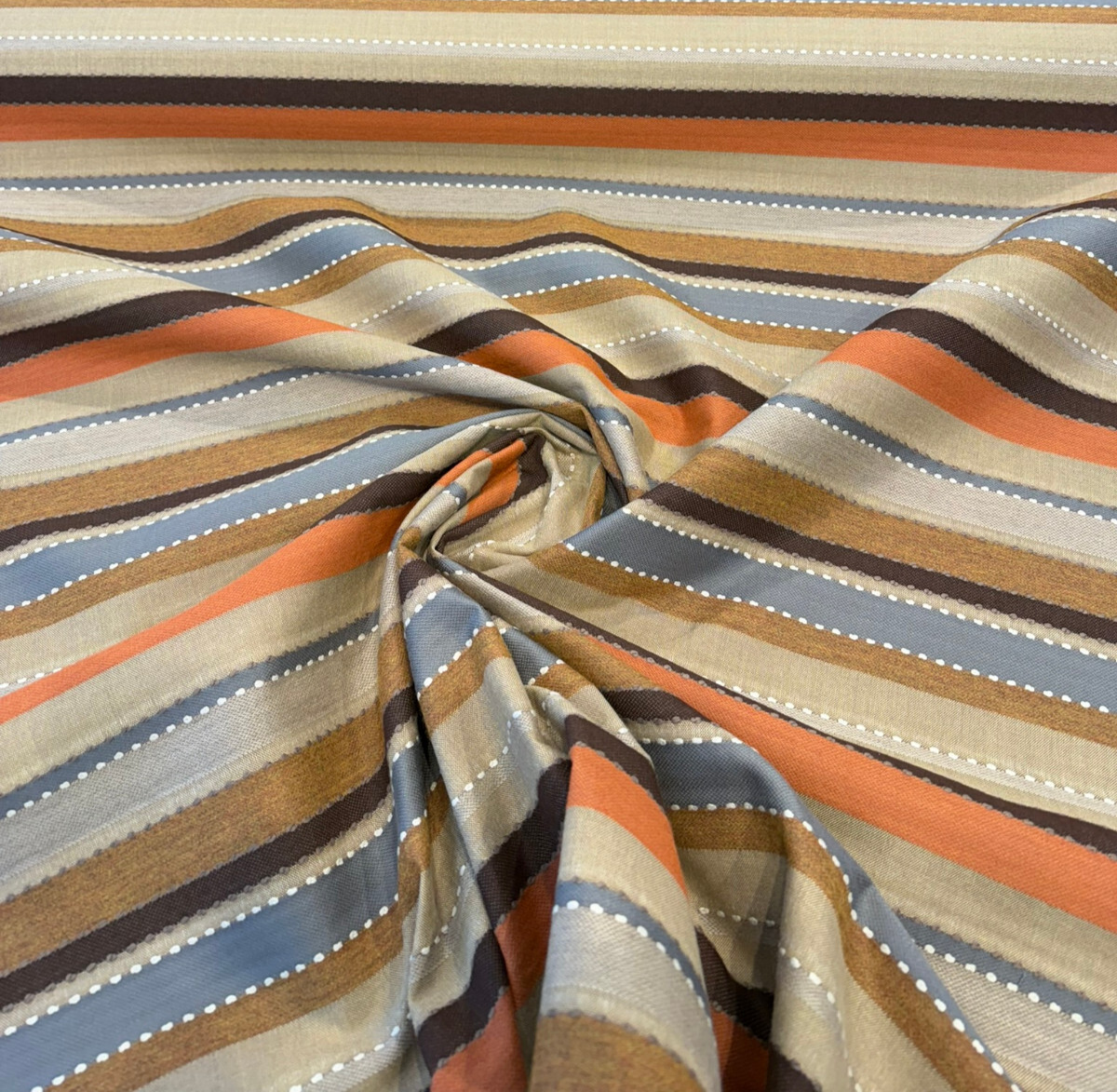 Sunbrella Corral Stripe Adobe Outdoor Performance Upholstery Fabric By ...