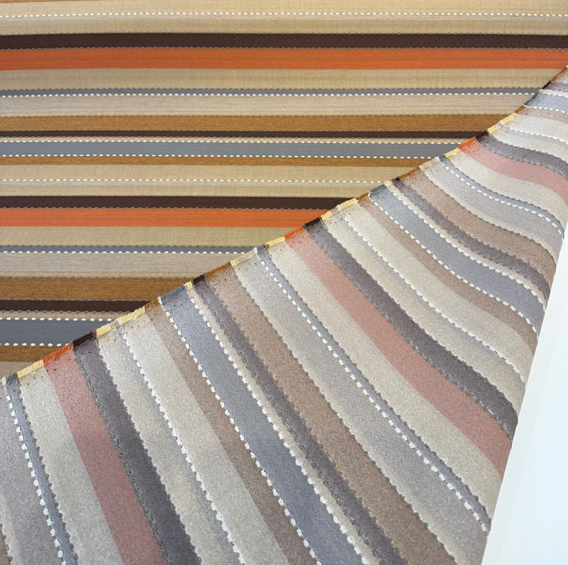Sunbrella Corral Stripe Adobe Outdoor Performance Upholstery Fabric By ...