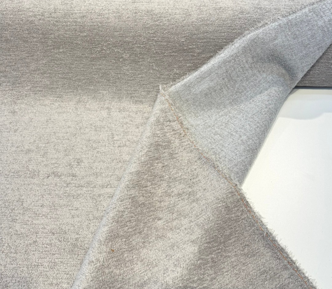 Sunbrella Gray Terry Cloth ll Stone Outdoor Upholstery Fabric By the y ...