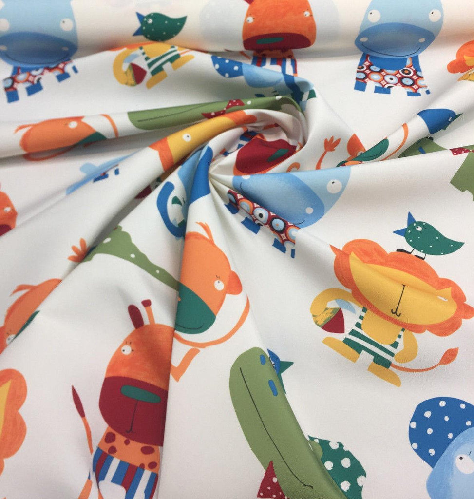 Fabricut Animals monkey alligator Indoor Outdoor Fabric by the yard ...