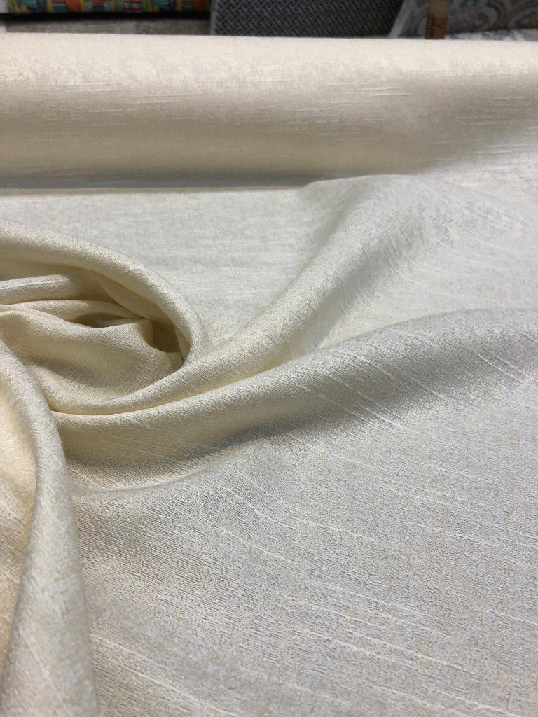 Erie Powder white Woven slubbed textured fabric by the yard chairs ...