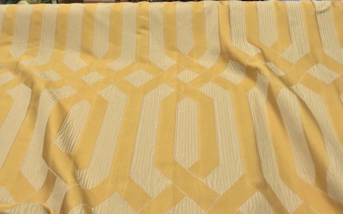 P KAUFMANN INTERWINED YELLOW GOLD FABRIC BY THE YARD – Affordable Home ...
