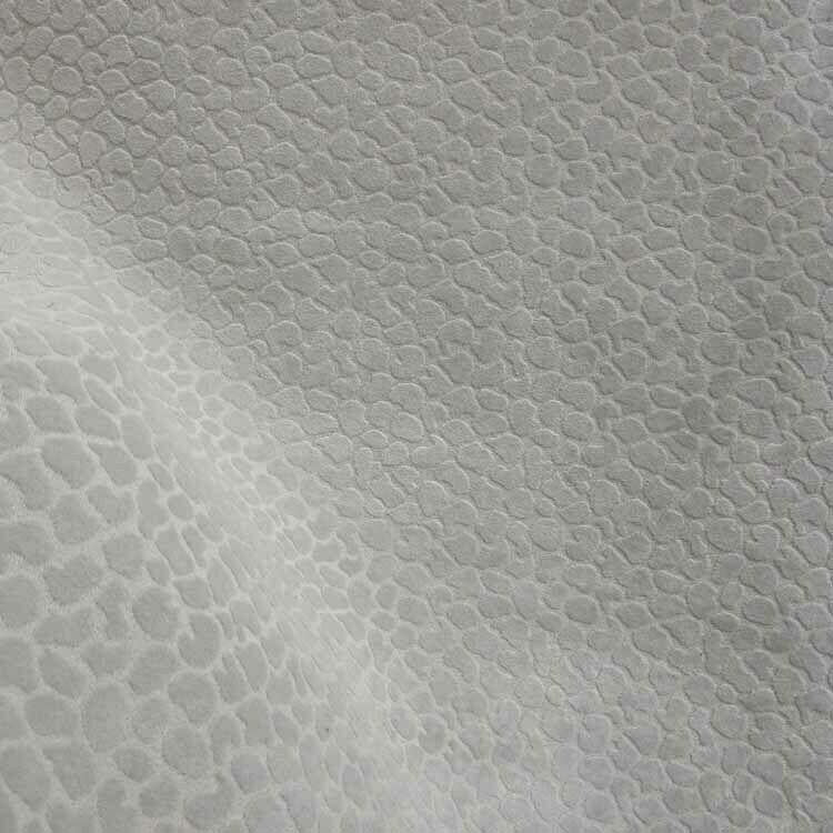 Regal Gray Dove Reese Pebble Textured Soft Velvet Upholstery Fabric by ...