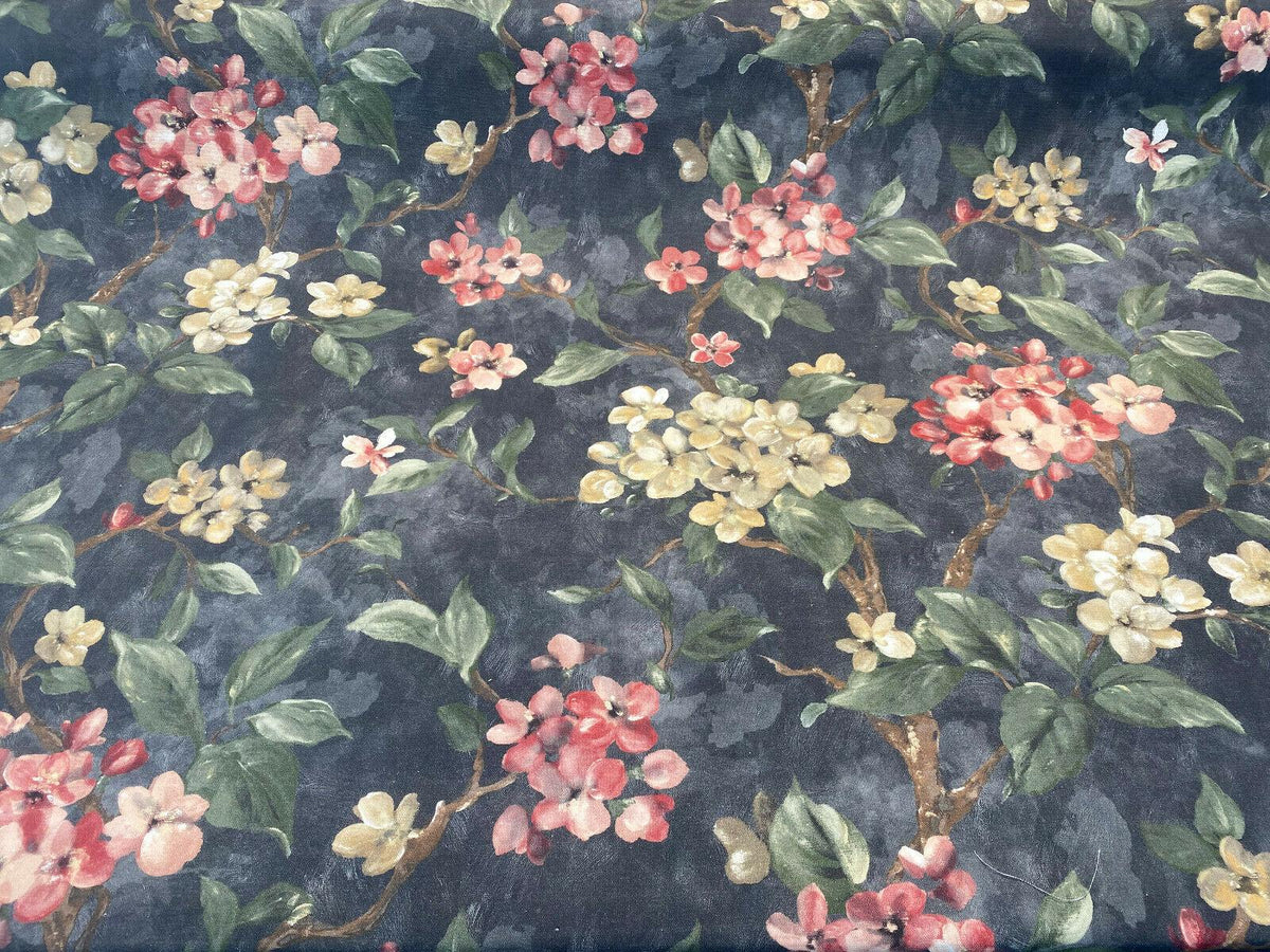 Floral Ada Tint Pink Drapery Upholstery Spain Vilber Fabric ...