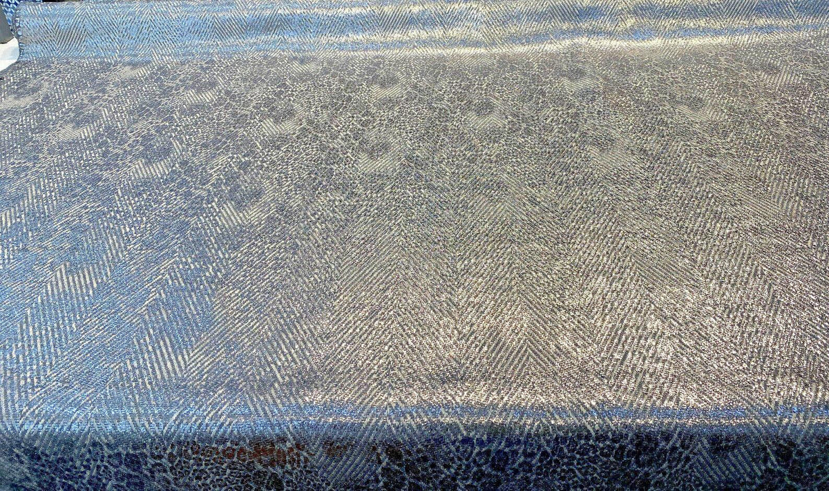 Express Chrome Silver Italian Upholstery Drapery Fabric By The Yard ...