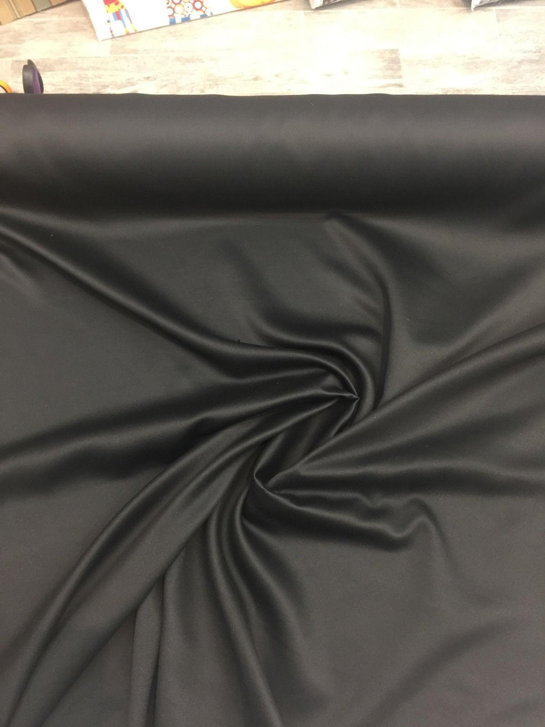 Black Soft Blackout 60" Fabric By the Yard | Affordable Home Fabrics
