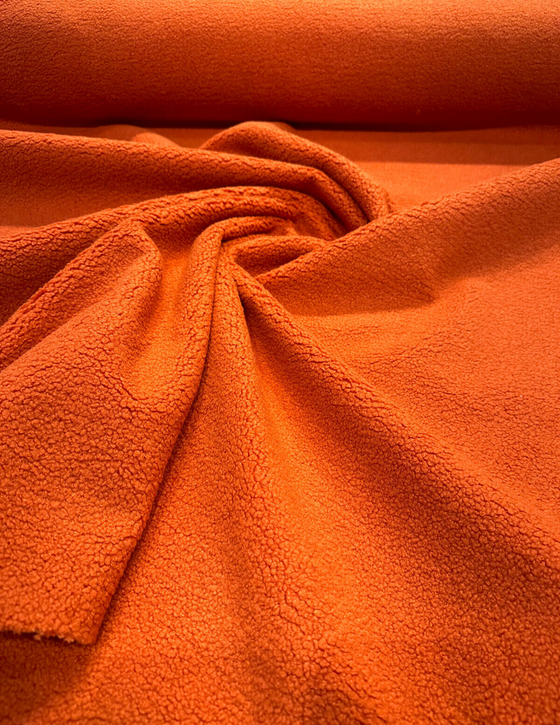 Orange Persimmon Wooly Boucle Upholstery Fabric – Affordable Home Fabrics
