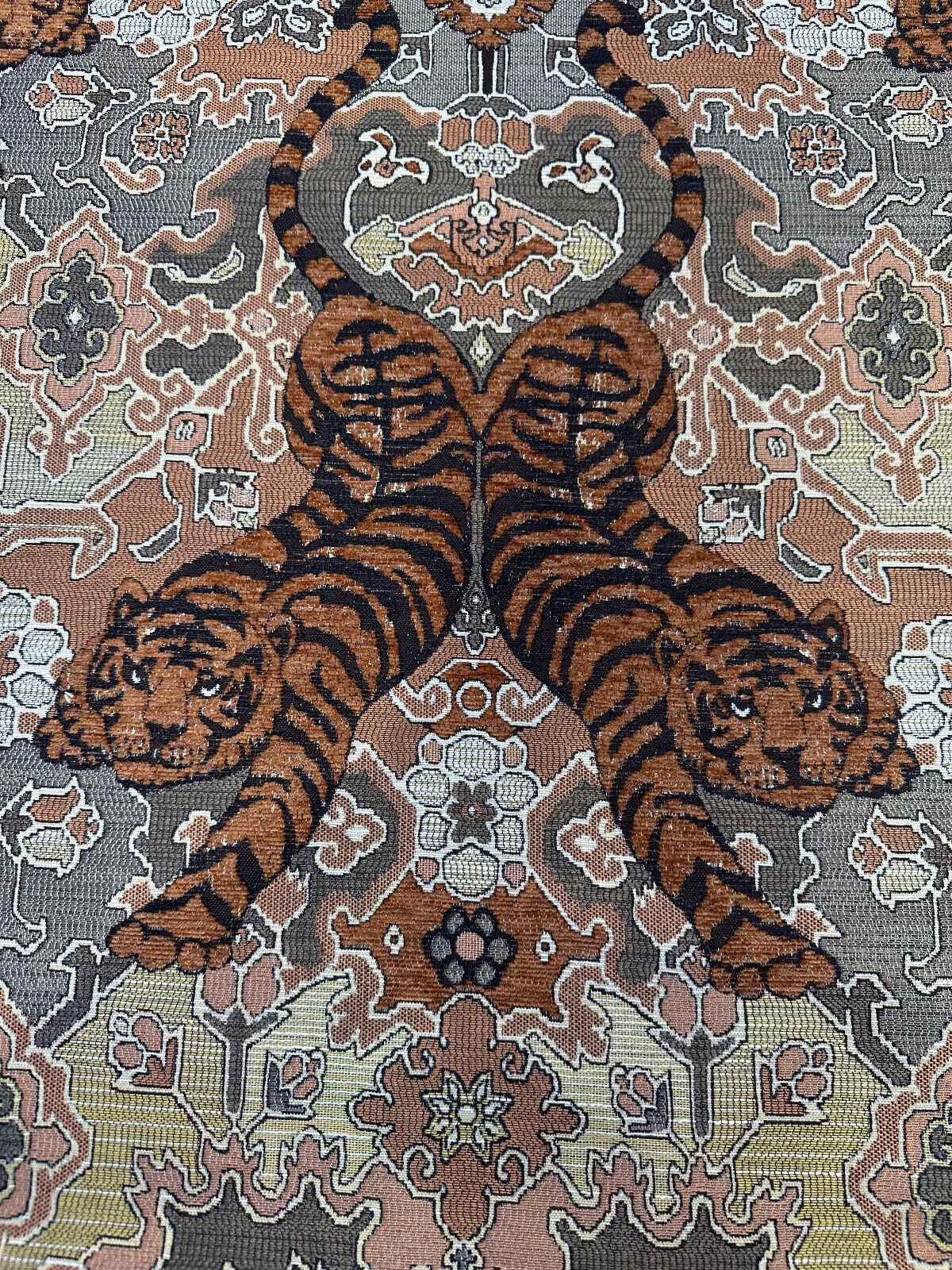Upholstery Socotra Tibetan Tiger Amber Swavelle TFA Chenille Fabric By ...