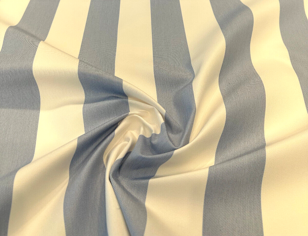 Explorer Sunbrella Air Blue Stripe Outdoor Upholstery Drapery Fabric ...