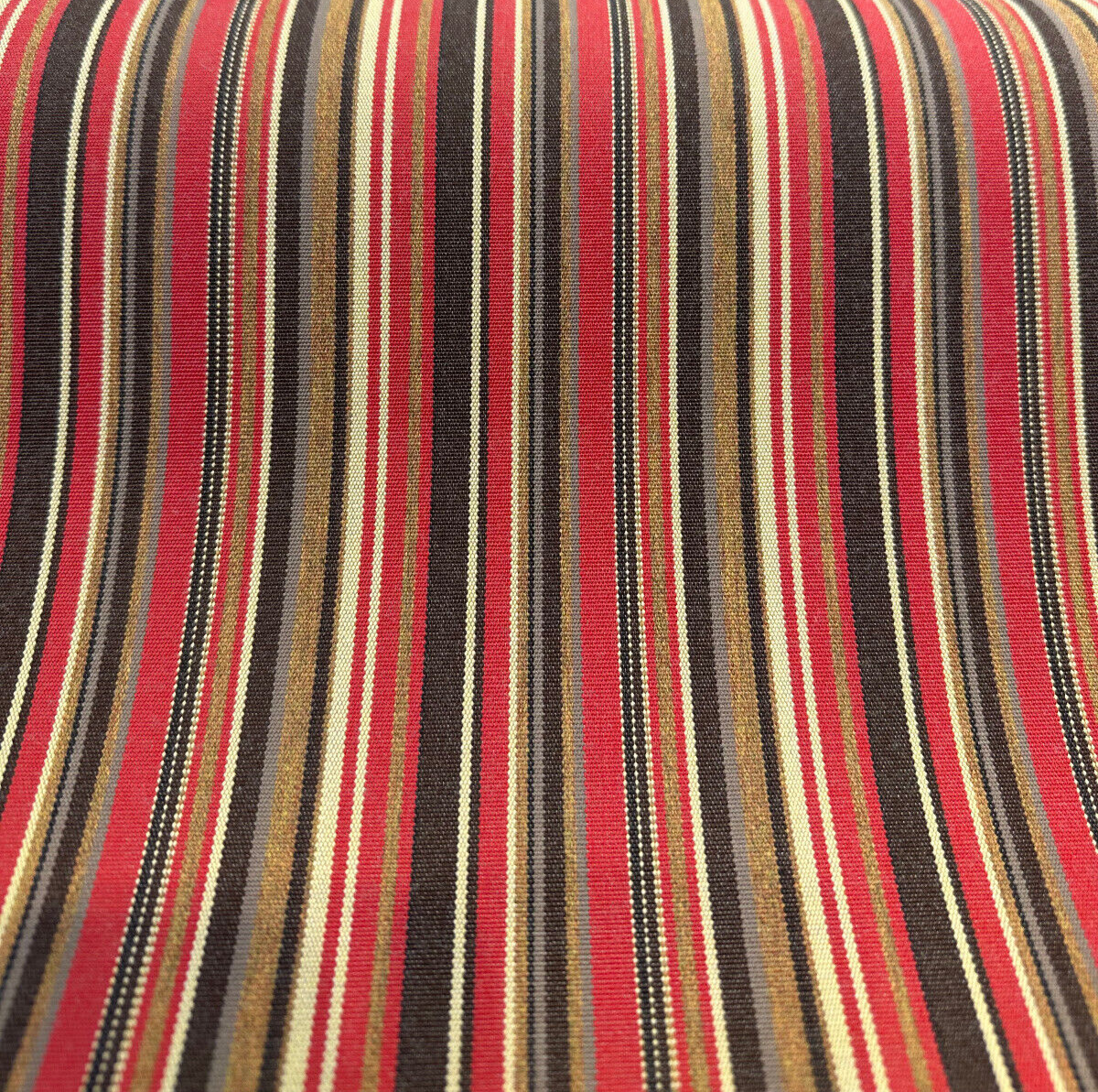 Sunbrella Dorsett Cherry Stripe Outdoor Upholstery Drapery Fabric By t ...