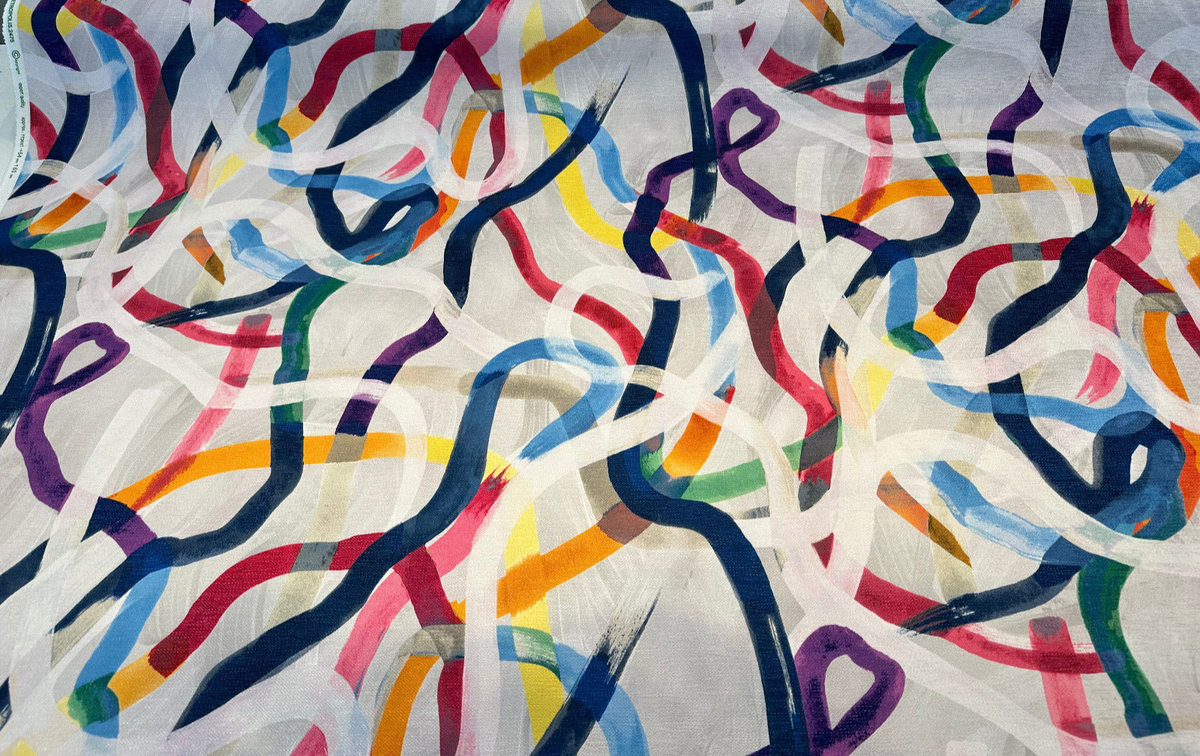 Metropolis Graffiti Velvet Upholstery Drapery Fabric By The Yard ...